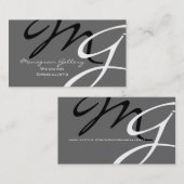 Personalized Custom Monogram Business Card | Zazzle