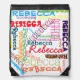 Personalized Custom Name Collage Drawstring Bag | Zazzle