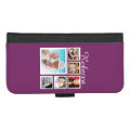 Personalized Custom Photo Collage Customizable iPhone Wallet Case | Zazzle