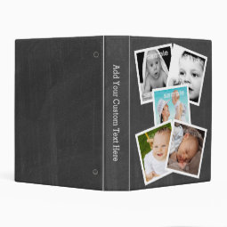 Personalized Custom Photo Collage Mini Binder | Zazzle