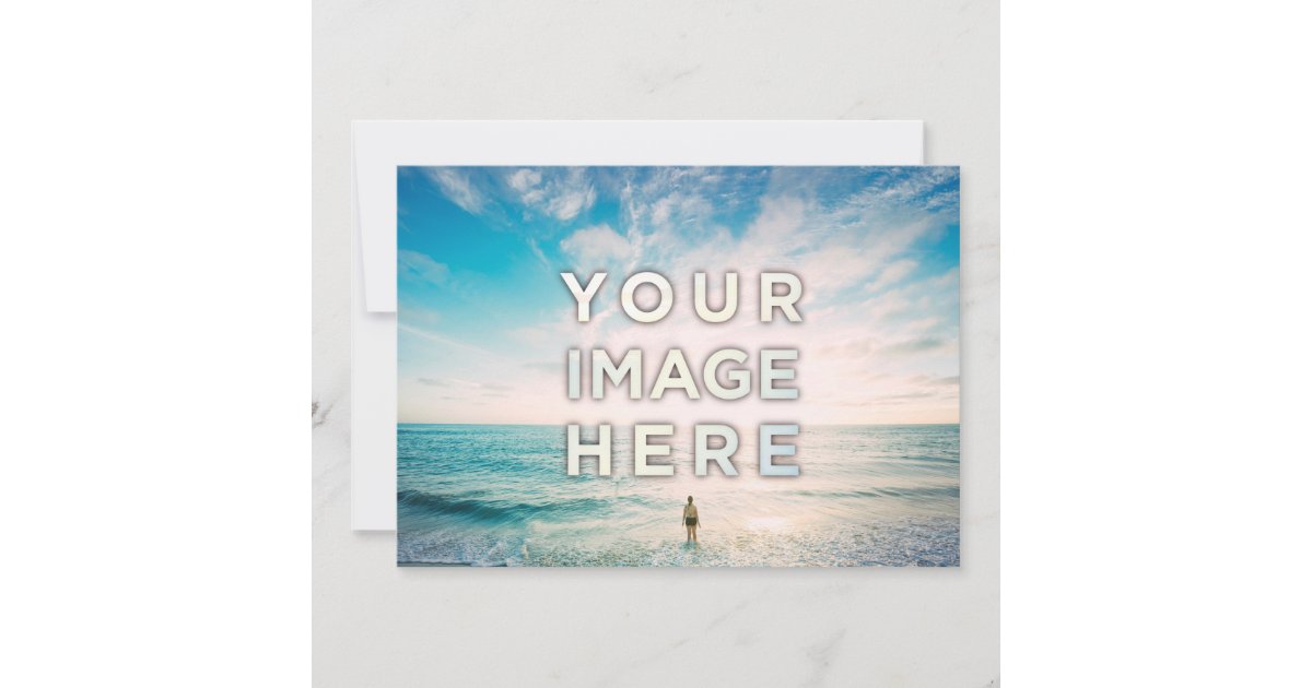 Personalized Custom Photo or Logo Cards | Zazzle