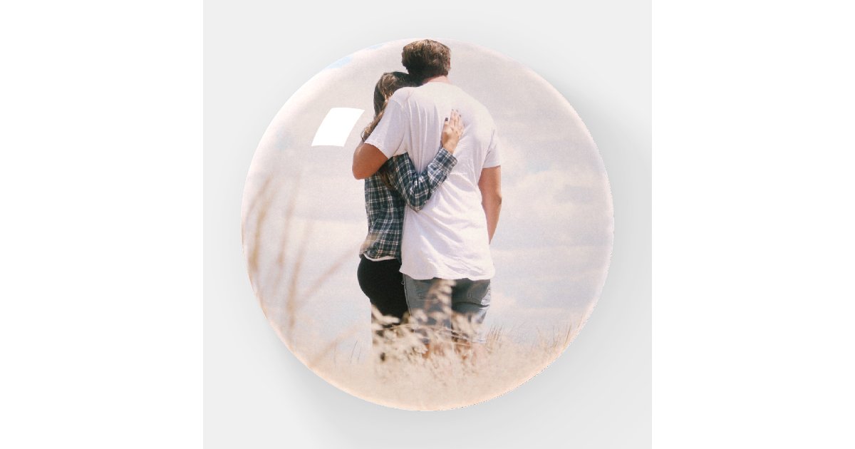Personalized Custom Photo Paperweight | Zazzle