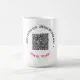 Personalized Custom QR Code and Text Coffee Mug | Zazzle