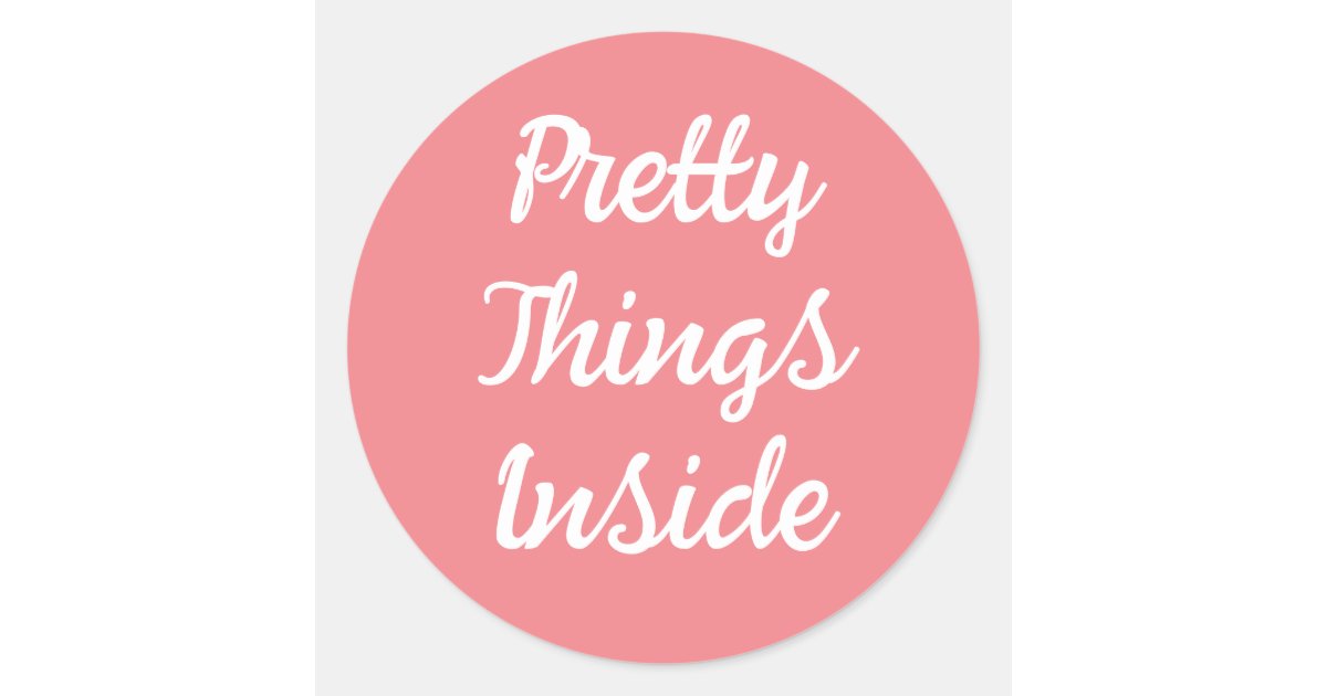 Personalized Custom Small Business Name Sticker. Classic Round Sticker ...