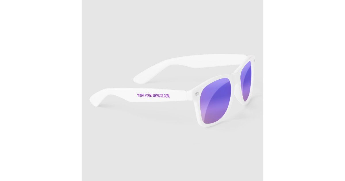 Personalized Custom Text Sunglasses Template | Zazzle