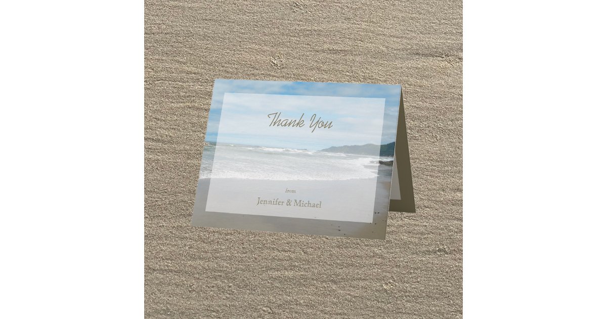 Personalized Custom Thank You Note Card | Zazzle