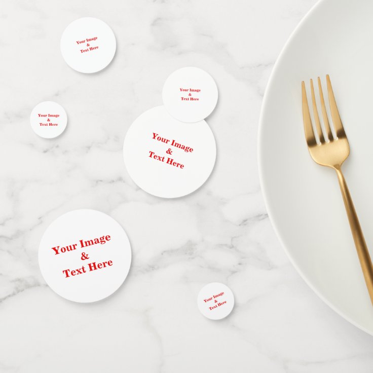 Personalized Custom Your Own Photo Confetti | Zazzle