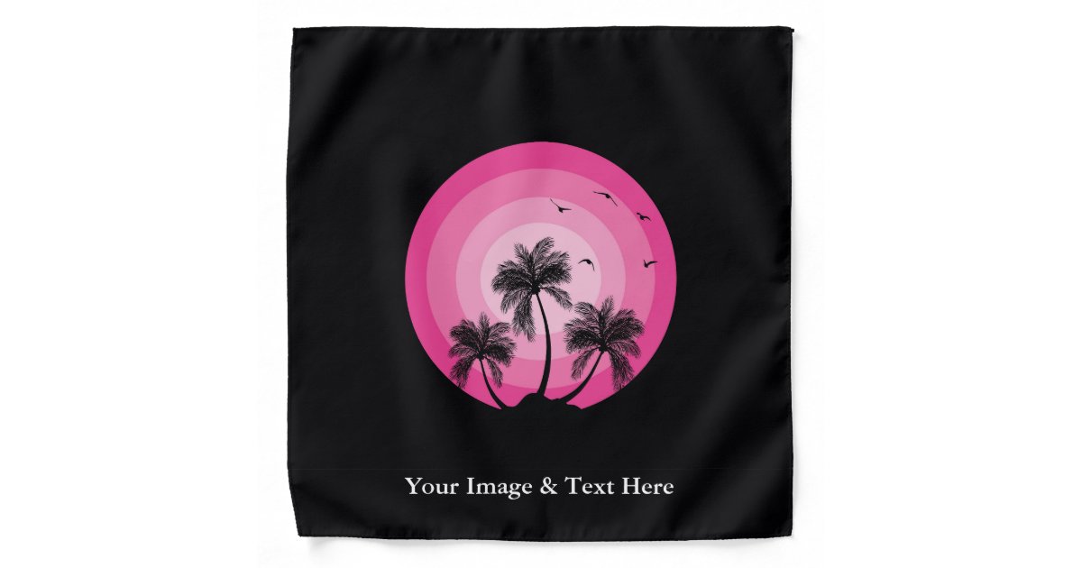 Personalized Custom Your Own Photo & Text Bandana | Zazzle
