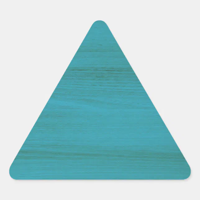 Personalized Custom Your Own Photo & Text Triangle Sticker | Zazzle