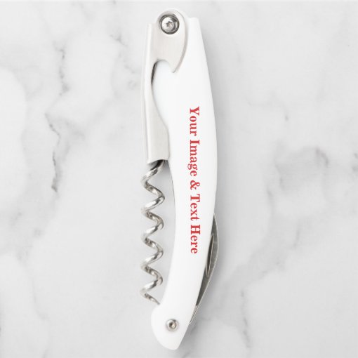Personalized Custom Your Own Photo Waiter's Corkscrew | Zazzle
