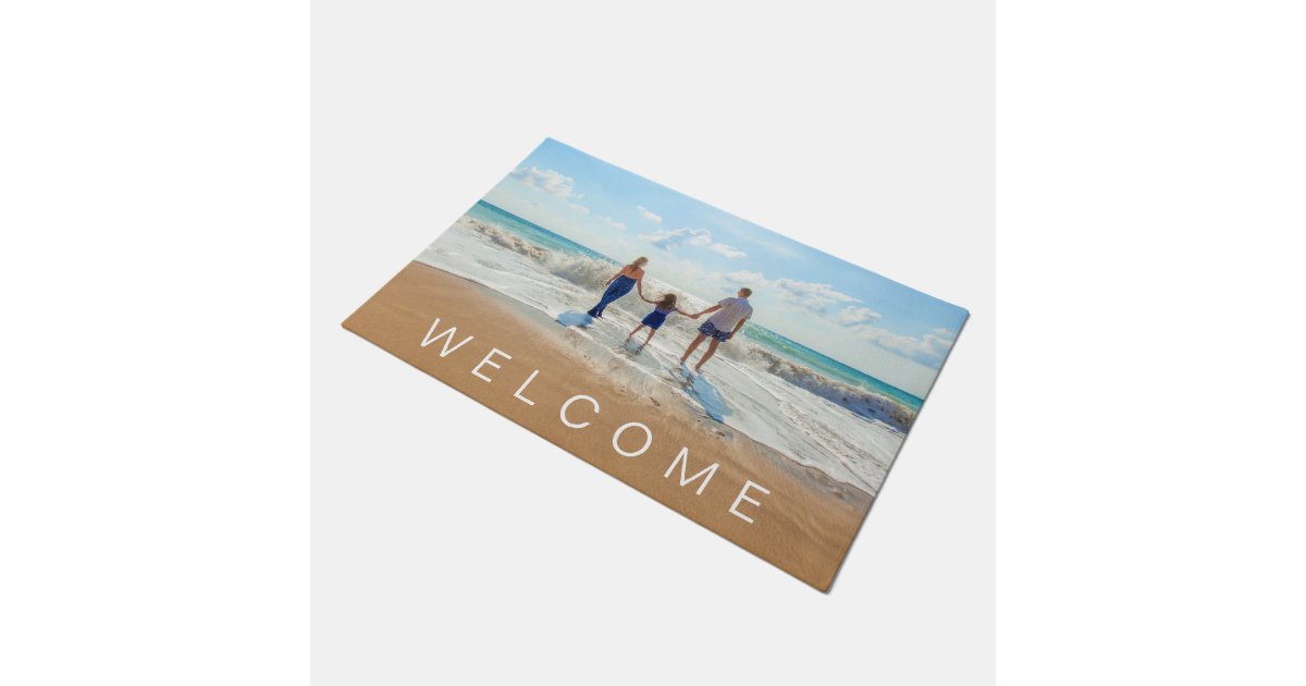 Personalized Custom Your Photo Doormat | Zazzle