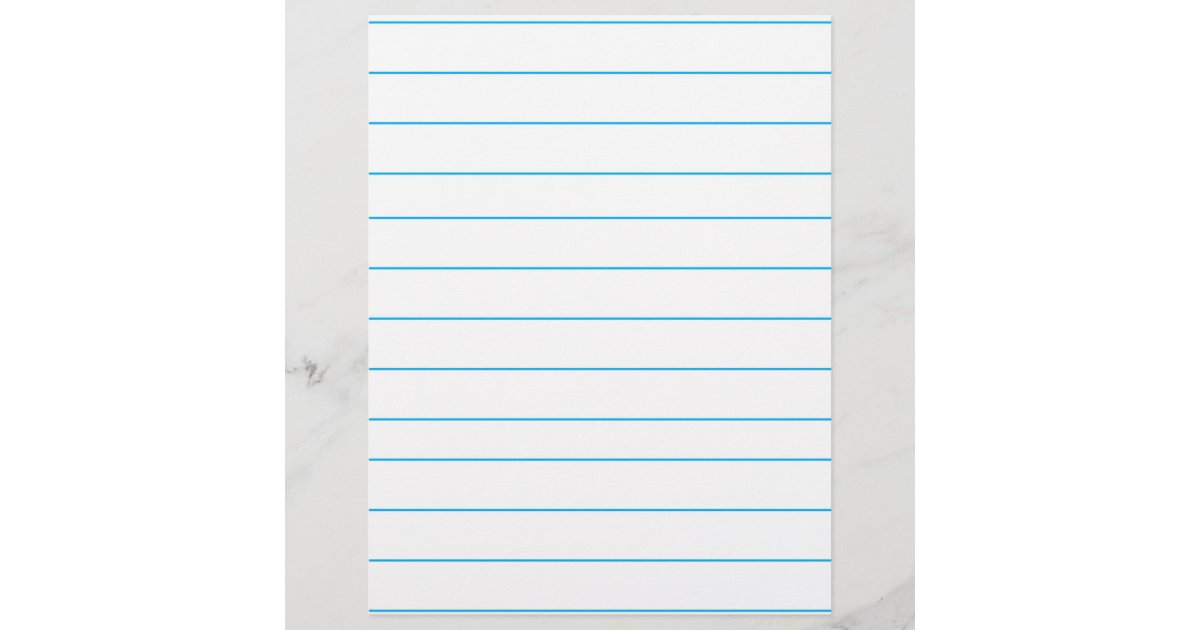 Personalized Customized Green Ruled Paper | Zazzle