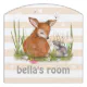 Personalized Cute Animals Kids Room Sign Beige | Zazzle
