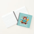Personalized Cute Bear Reading Journal | Zazzle