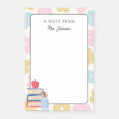 Personalized Cute colorful Teacher Back to School Post-it Notes | Zazzle