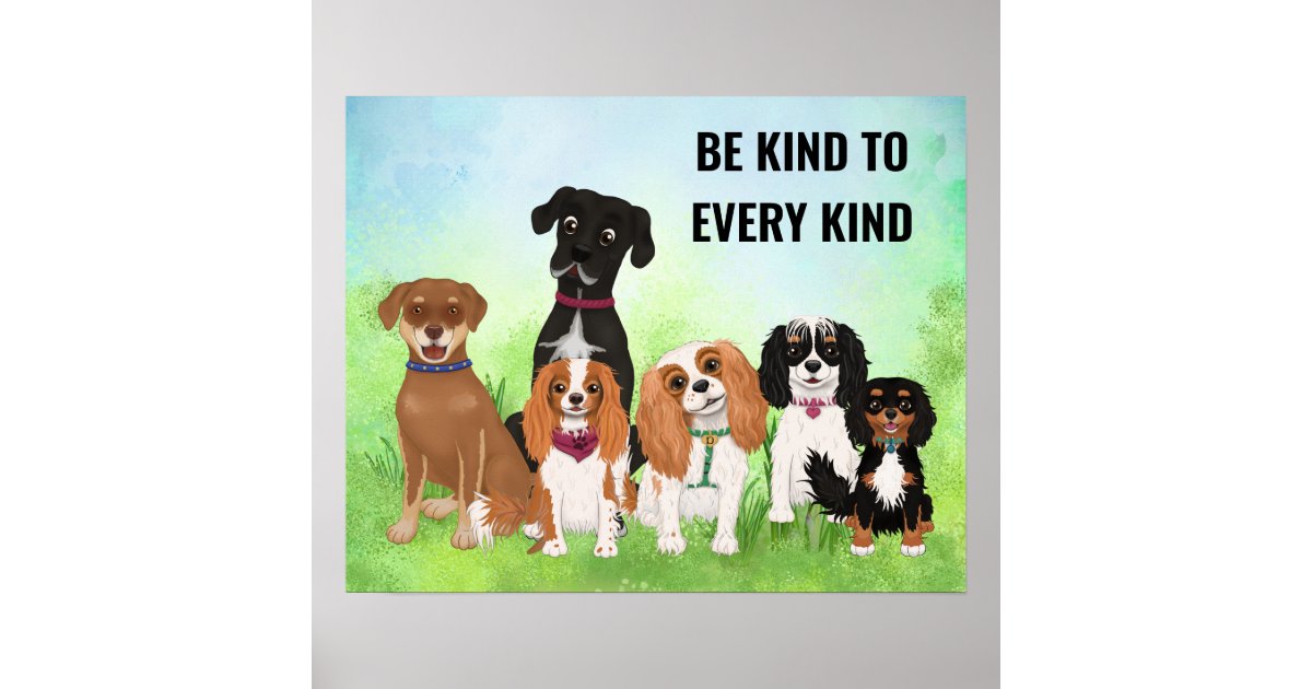 Personalized Cute Dog Poster | Zazzle
