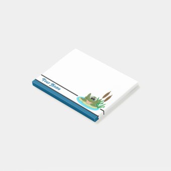 Personalized Cute Frog Post-it® Notes | Zazzle