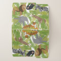 Personalized Cute Jungle Animals Safari School File Folder | Zazzle