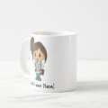 Personalized Cute Medical Doctor , Brunette Female Coffee Mug | Zazzle