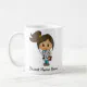 Personalized Cute Medical Doctor , Brunette Female Coffee Mug | Zazzle