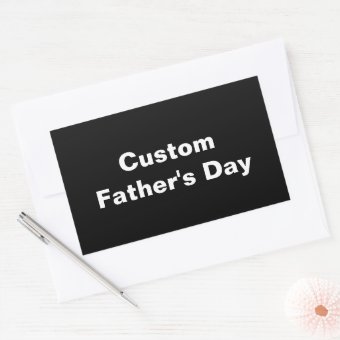 Personalized Dad Gift for Fathers Day Rectangular Sticker | Zazzle