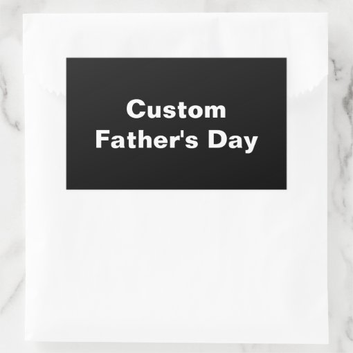 Personalized Dad Gift for Fathers Day Rectangular Sticker | Zazzle