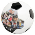 Personalized Dad Photo Collage Soccer Ball | Zazzle
