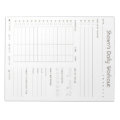 Personalized Daily Workout | Exercise Planner Notepad | Zazzle