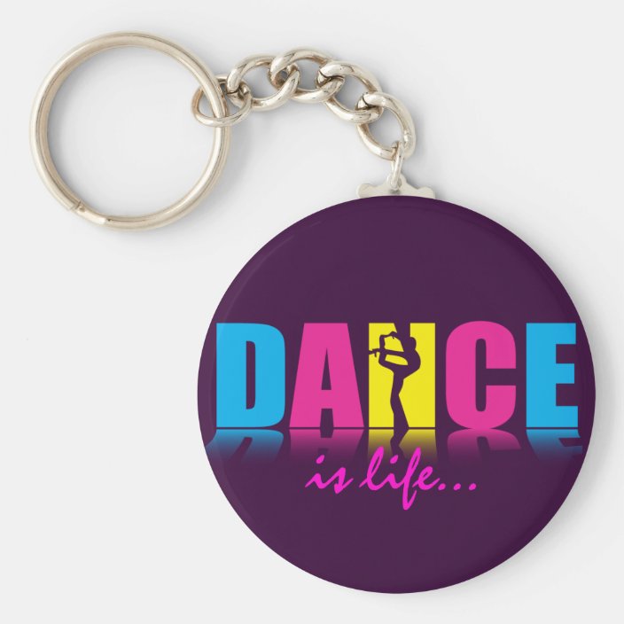 Personalized Dance Dancer Keychain | Zazzle.com