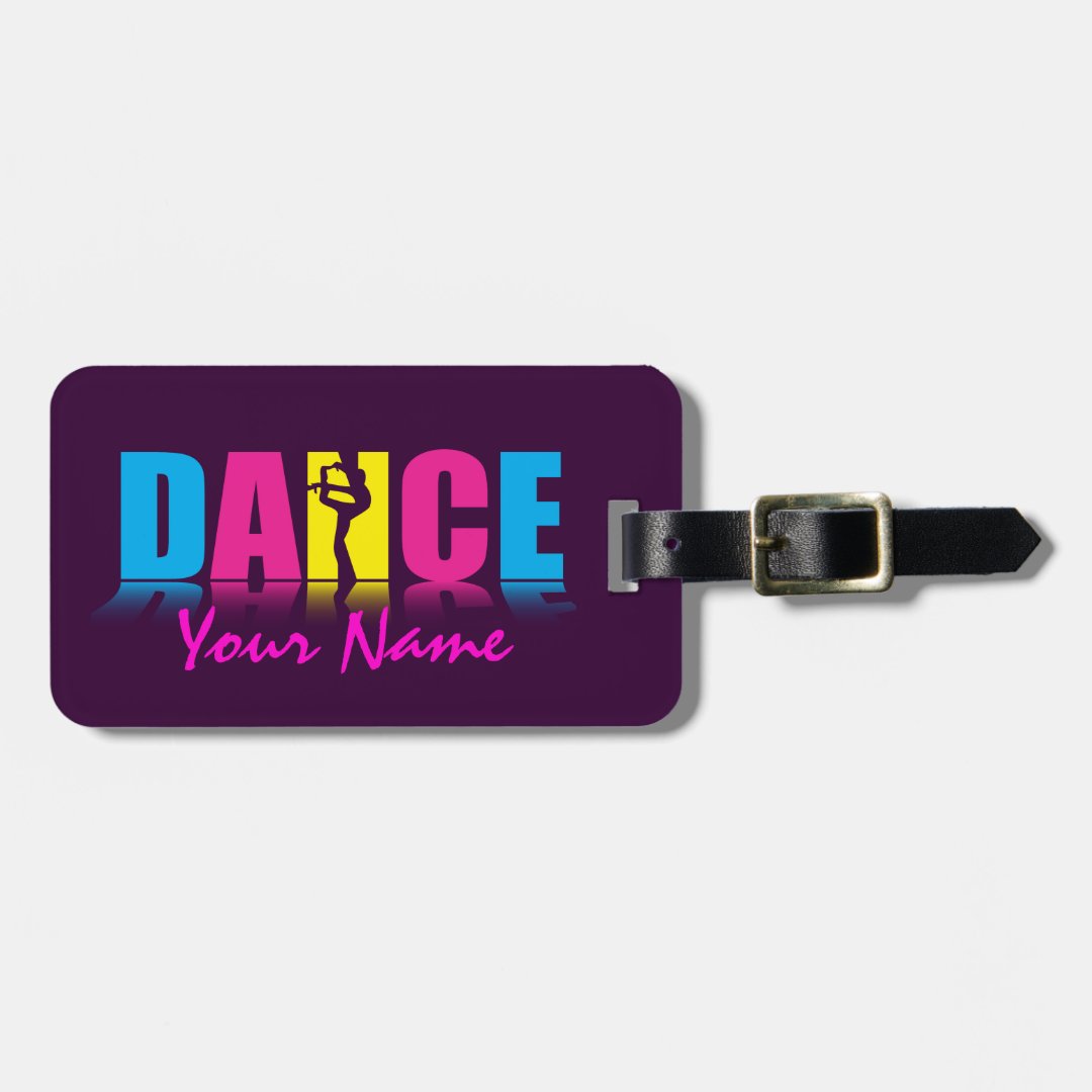 Personalized Dance Dancer Luggage Tag | Zazzle