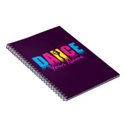 Personalized Dance Dancer Notebook | Zazzle