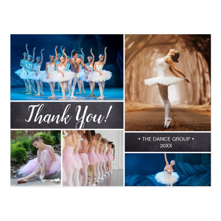 Personalized, Dance Sponsor Thank You Postcard | Zazzle.com