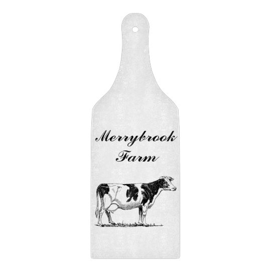 Personalized Decorative Farm Animal Cow Cutting Board | Zazzle.com