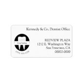 Personalized Dentist Orthodontist Return Address Label | Zazzle