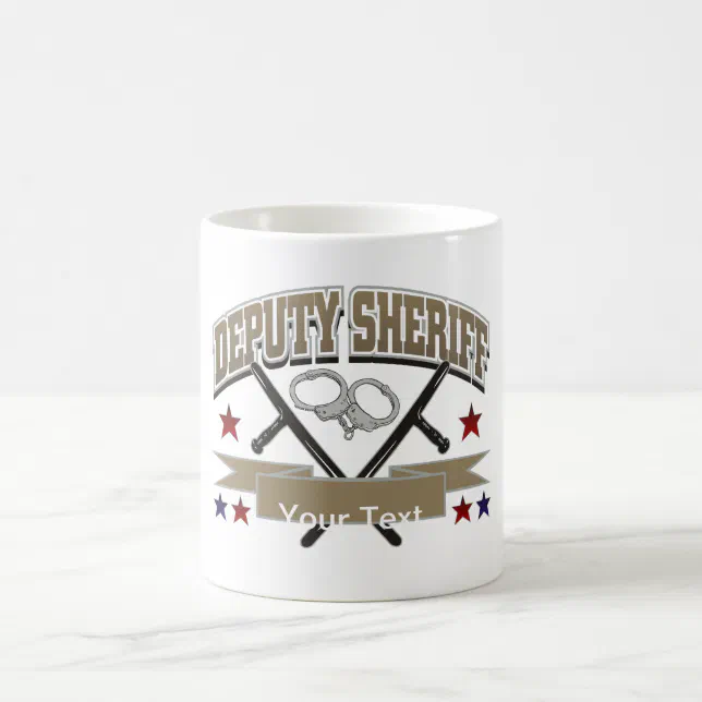 Personalized Deputy Sheriff Coffee Mug | Zazzle