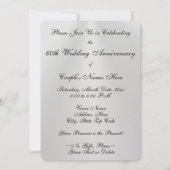 Personalized Diamond Anniversary Invitations | Zazzle