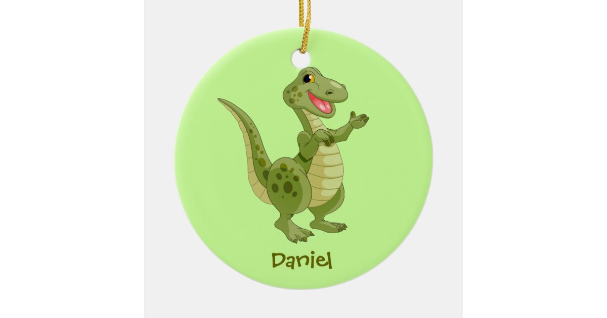 Personalized Dinosaur Ornament | Zazzle