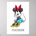 Personalized Disney Minnie Mouse | Minnie Eye Roll Poster | Zazzle