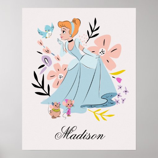 Personalized Disney Princess | Cinderella Poster | Zazzle