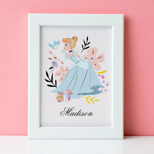 Personalized Disney Princess | Cinderella Poster | Zazzle
