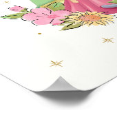 Personalized Disney Princess Floral Poster | Zazzle