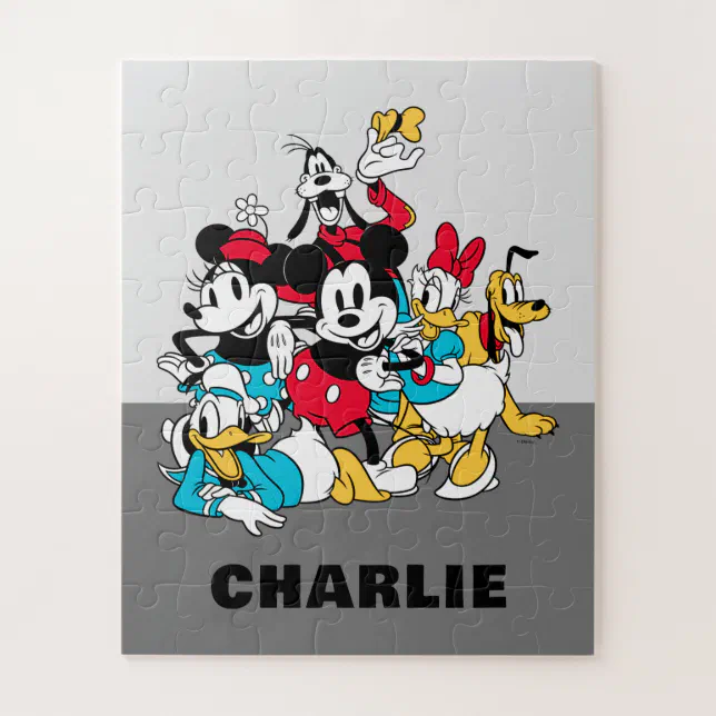 Personalized Disney's Mickey and Friends Jigsaw Puzzle | Zazzle