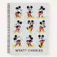 Personalized Disney's Mickey Mouse Emotions Sketch Notebook | Zazzle