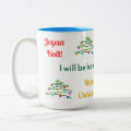 Personalized Diverse Merry Christmas Wish & Tree Two-Tone Coffee Mug ...