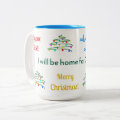 Personalized Diverse Merry Christmas Wish & Tree Two-Tone Coffee Mug ...