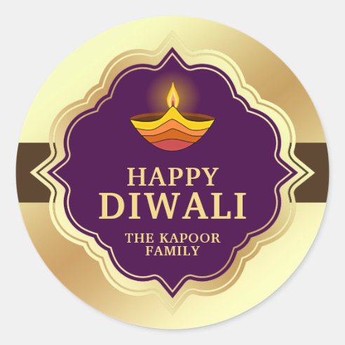 Diwali Stickers - 100% Satisfaction Guaranteed | Zazzle