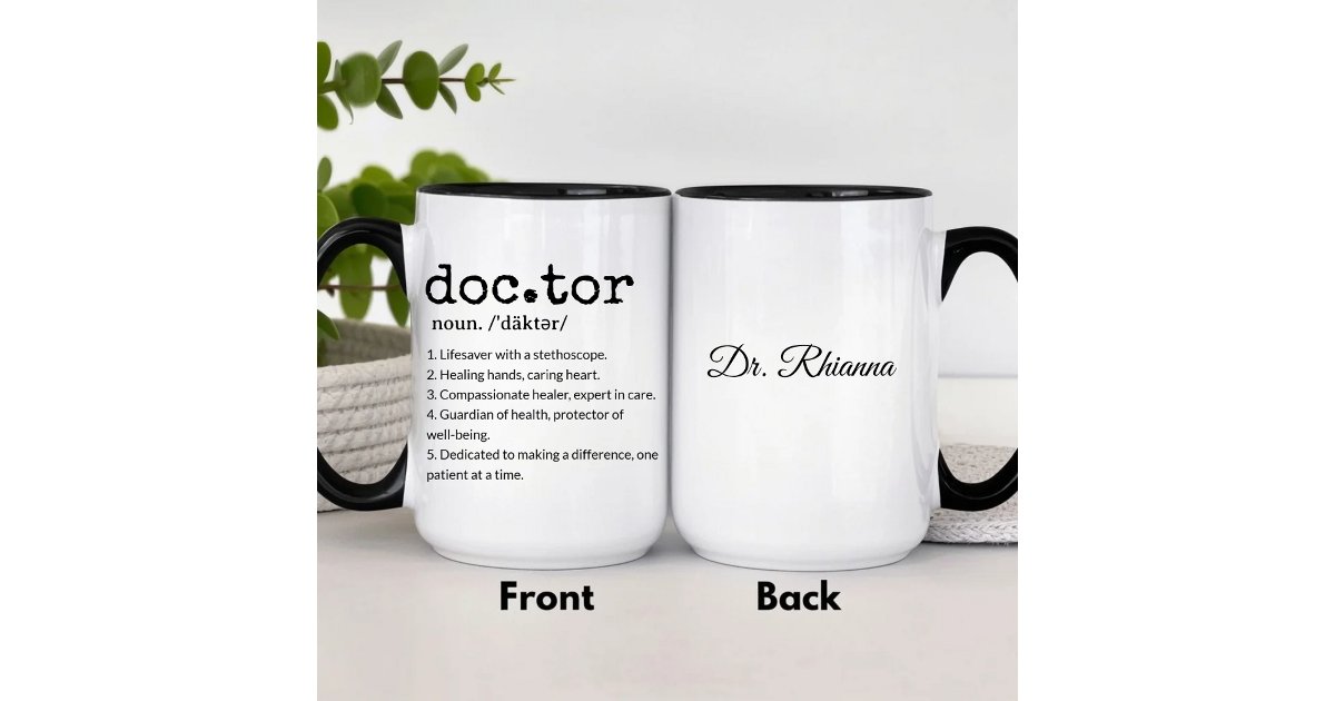 Personalized Doctor Definition Mug | Zazzle