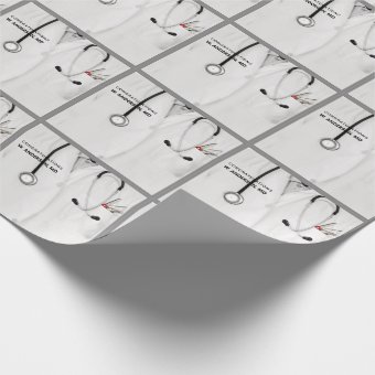 Personalized Doctor Gift Wrapping Paper | Zazzle