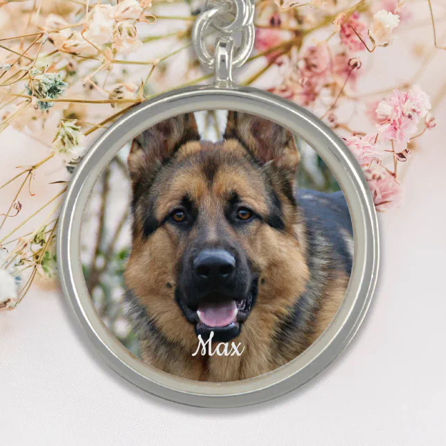 Personalized Dog Pet Photo Create Your Own Charm | Zazzle