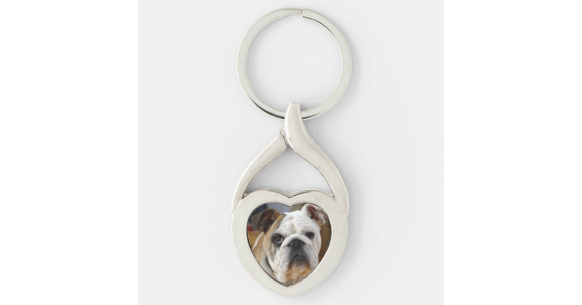 Personalized Dog Photo Key Chain | Zazzle